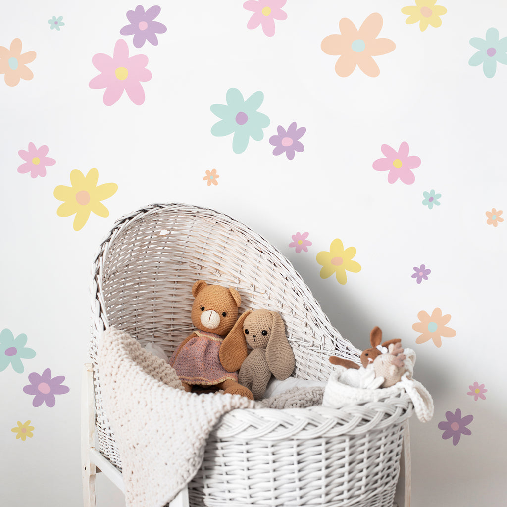 Bloom Wall Decal Set - pastel tones – Arlo & Co