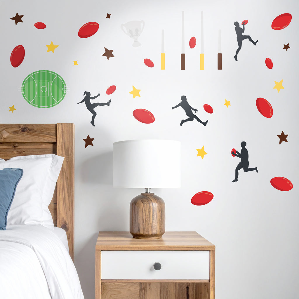 Footy Fever Wall Decal Set – Arlo & Co