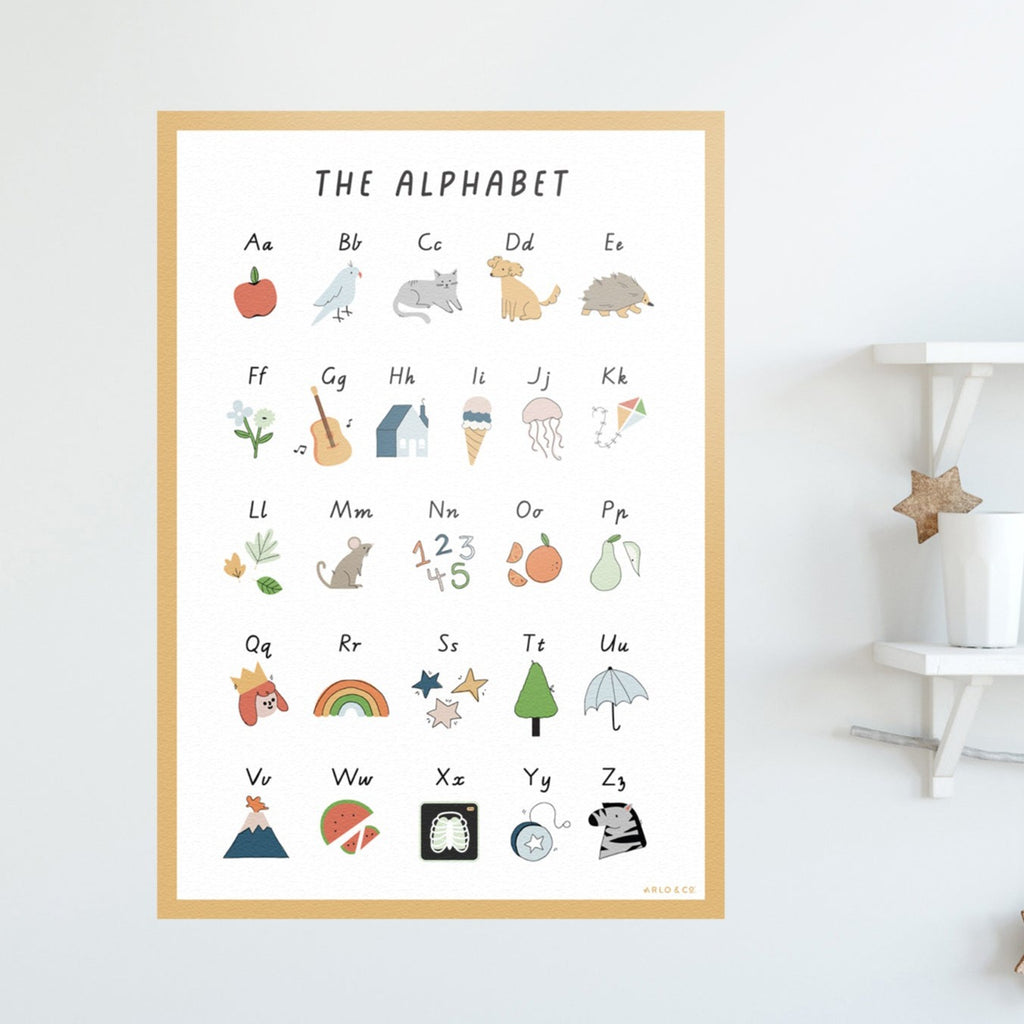 Alphabet Wall Removable Decal Chart – Arlo & Co