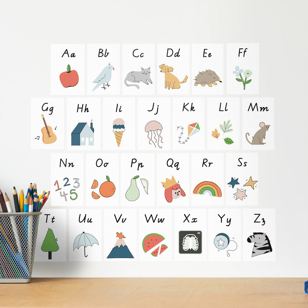 Alphabet Wall Removable Decal Chart – Arlo & Co