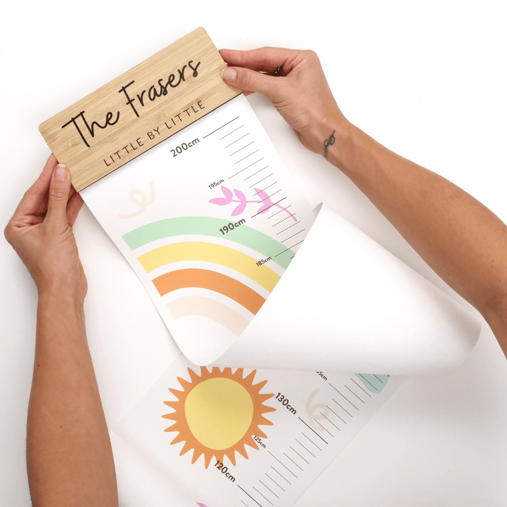Personalised Height Chart - Rainbow – Arlo & Co