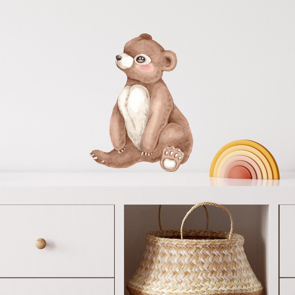 Bear Removable Wall Decal - Kids Bedroom Deco – Arlo & Co