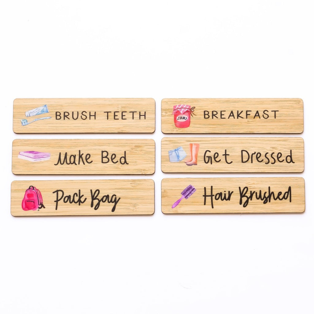 Custom Daily Morning Routine Magnet Set – Arlo & Co