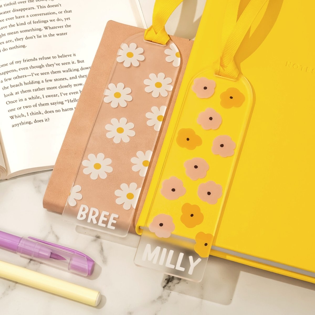 Personalised Acrylic Bookmark | Arlo & Co