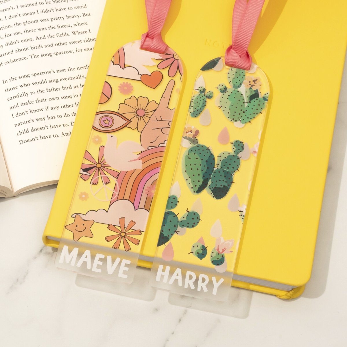 Personalised Acrylic Bookmark | Arlo & Co