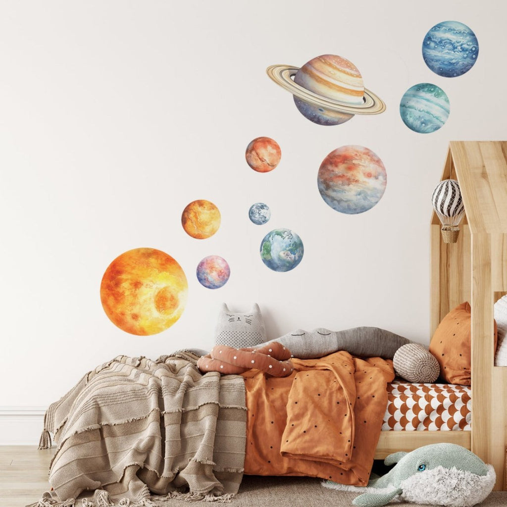 Planets Removable Wall Decal - Kids Bedroom – Arlo & Co